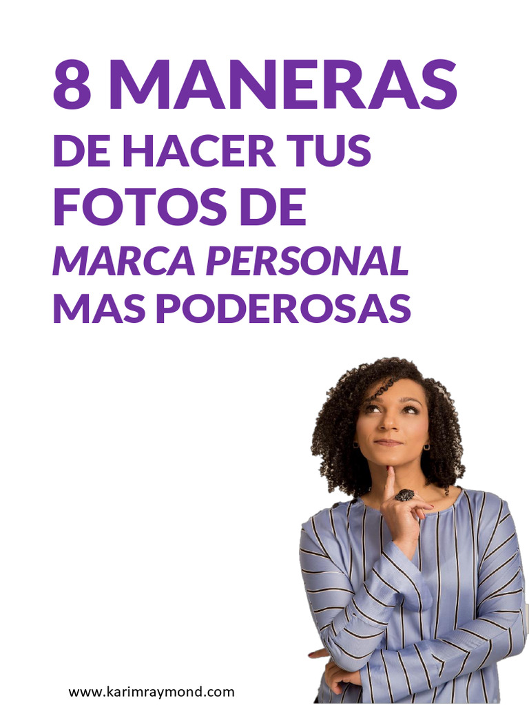 8 Maneras de Tener Fotos de Marca Personal Perfecta..02 | PDF | Color ...