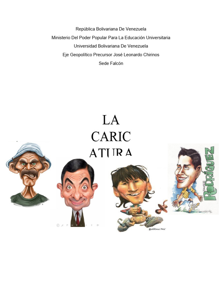 Historia y Evolución de la Caricatura | PDF | Caricatura