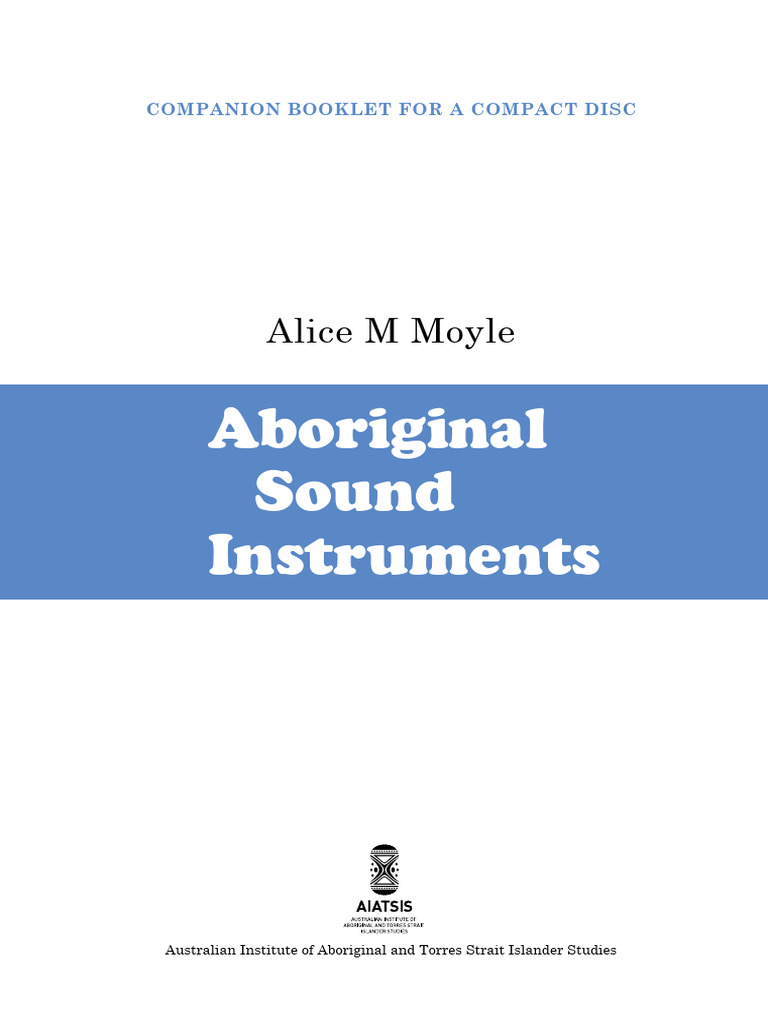 Aboriginal Sound Instruments - 0 | PDF | Musical Instruments | Australia