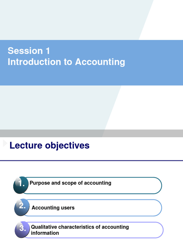 Slide of Session 1-2 | PDF | Accounting | Audit
