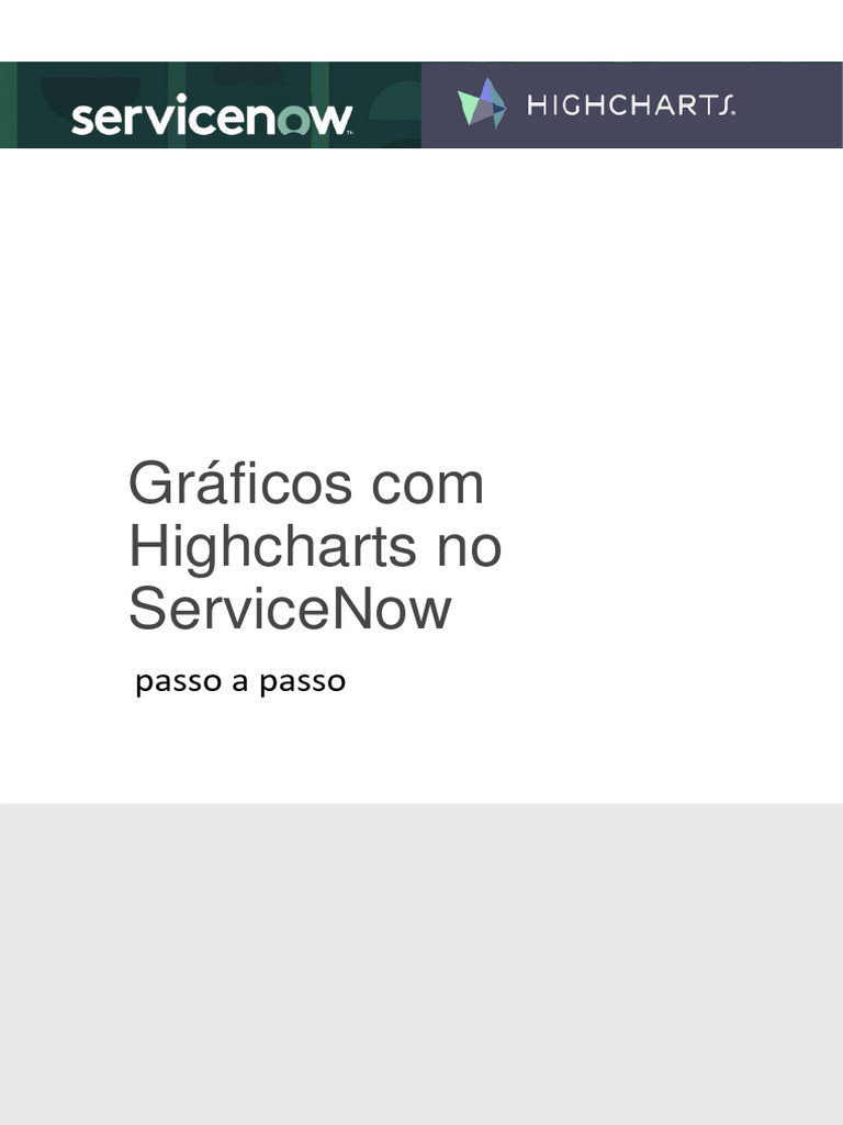 Gráficos Customizados - ServiceNow | PDF | Visualization (Graphics ...