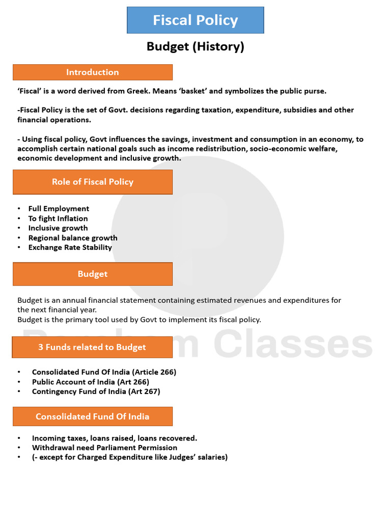 Lecture 16, 17 & 18 (Fiscal Policy) - 24343436 - 2024 - 04 - 03 - 17 ...