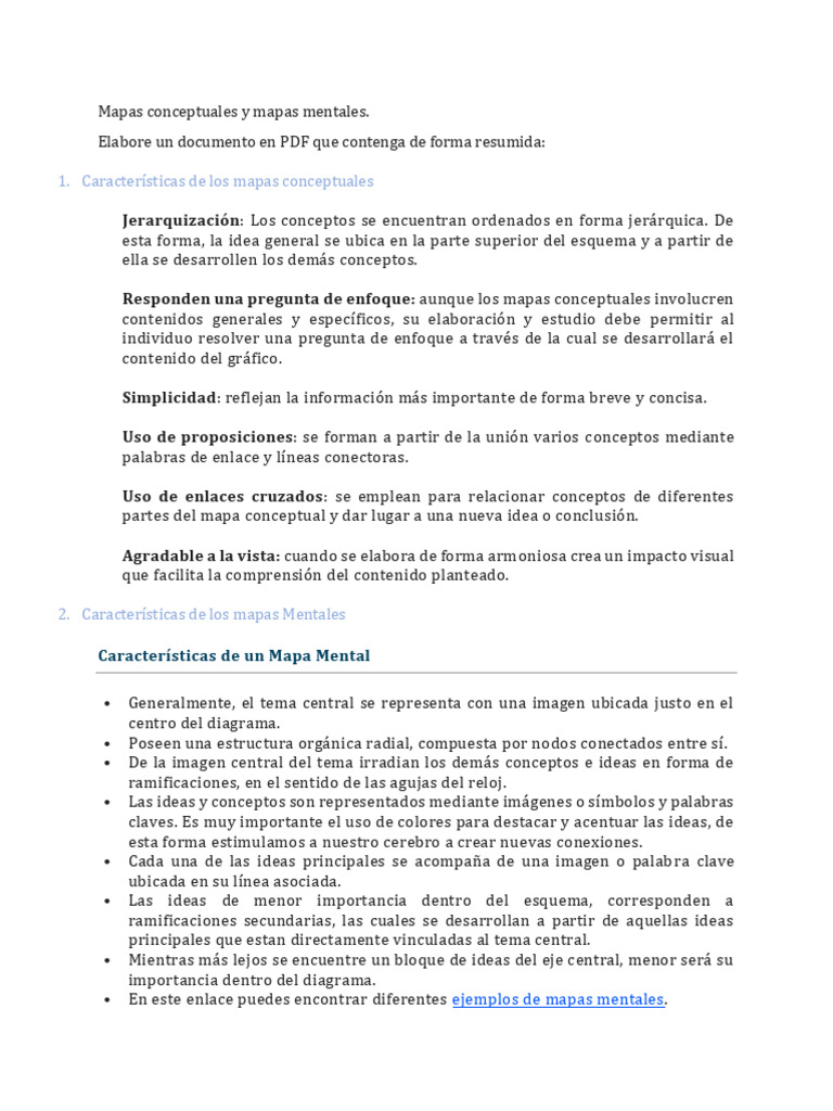 Mapas Conceptuales y Mapas Mentales Proyectar | PDF | Ciencia cognitiva