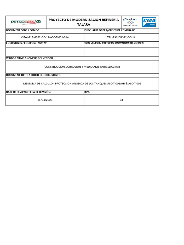 V Tal Ele 0022 Oc 14 Asc T 001 0014 - 03 | PDF | Electrodo | Corriente ...