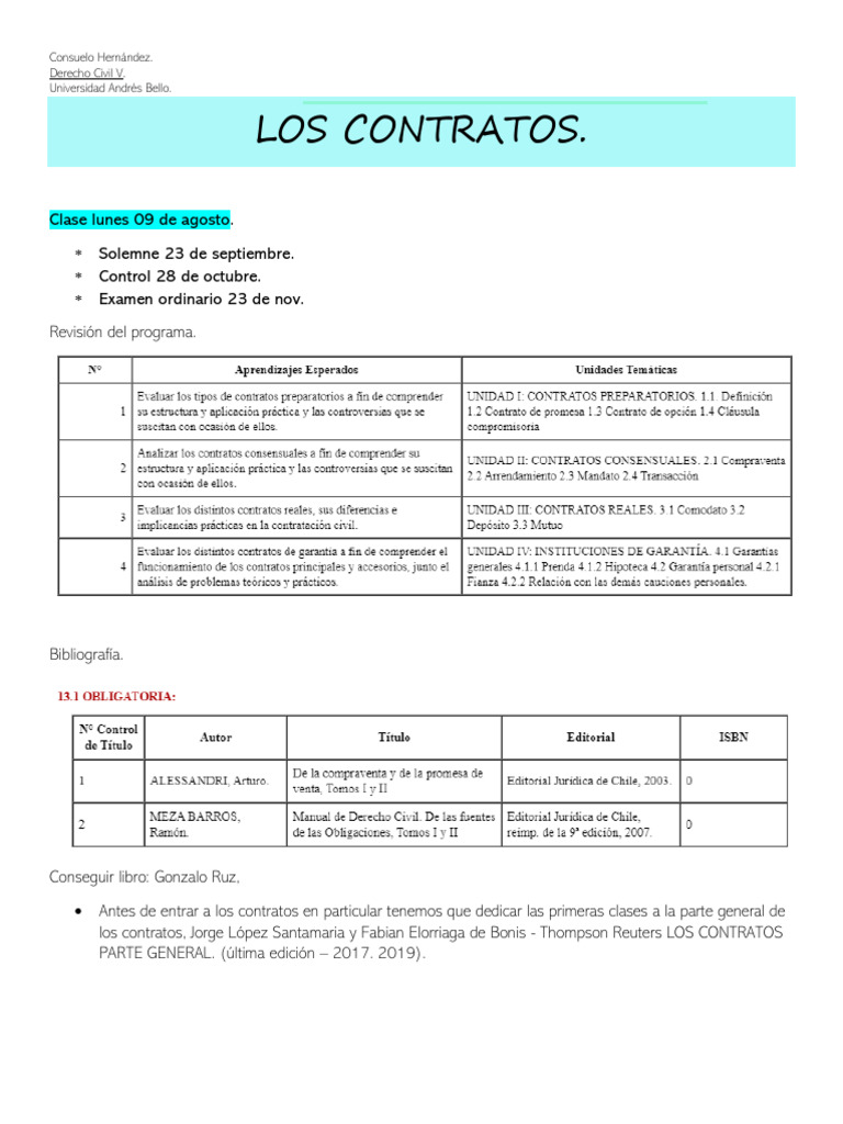 Contratos Definitivo | Descargar gratis PDF | Derecho contractual | Ley ...