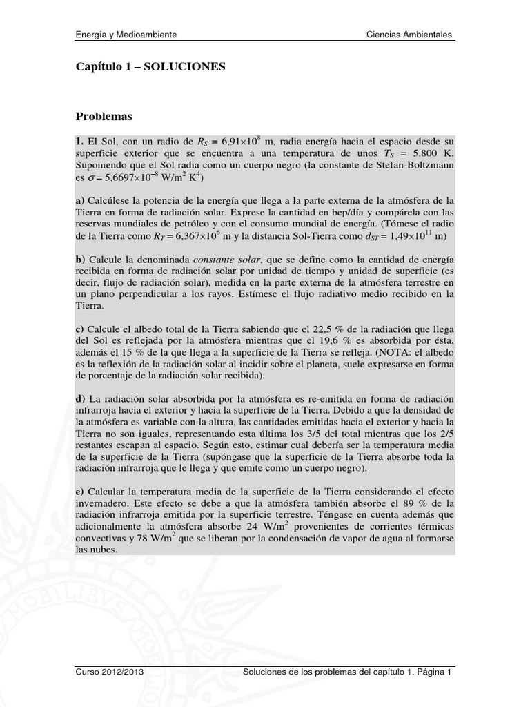 Solucion Problemas Cap. 1 2012 | PDF | Rotación | Gases