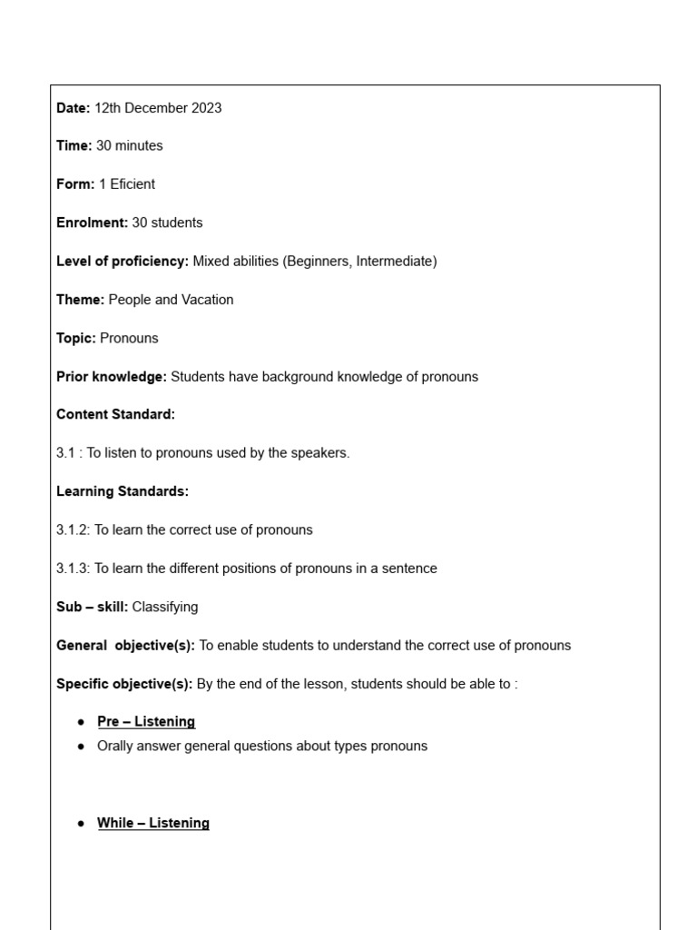 LESSON PLAN MICROTEACHING SYNTAX III-pages-deleted | PDF | Lesson Plan ...
