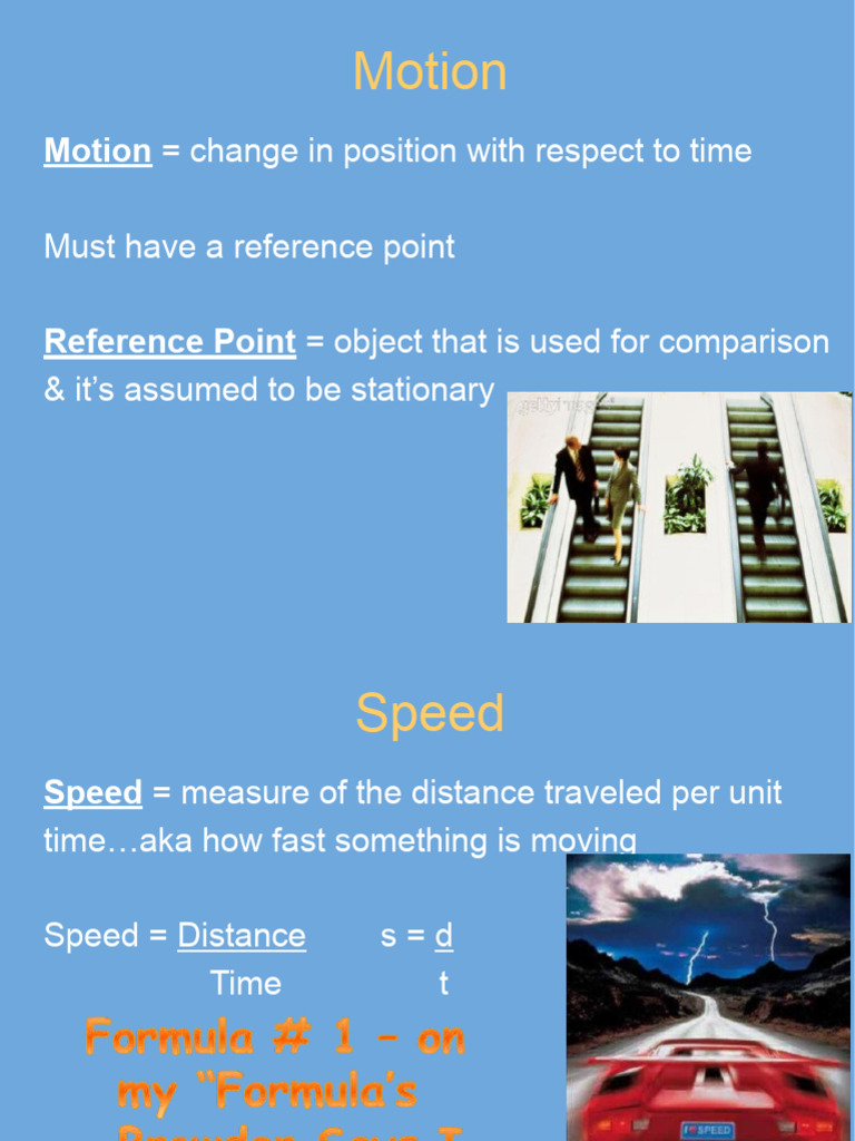 Understanding Motion: Speed and Velocity | PDF | Speed | Velocity