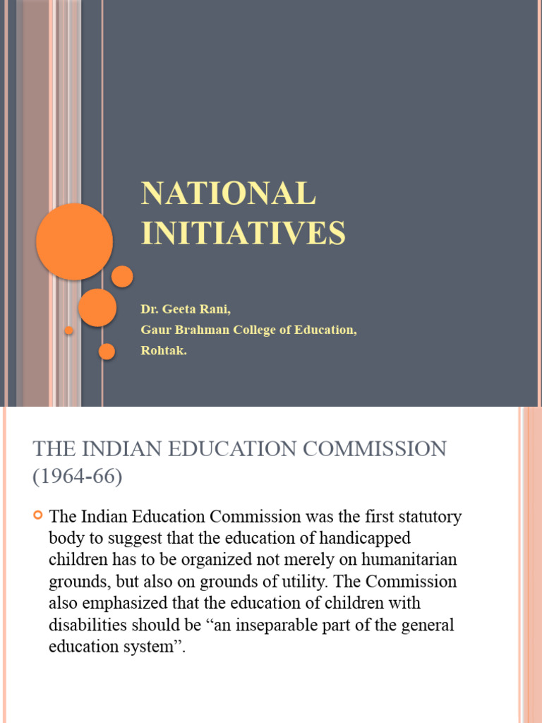 Inclusive Education in India: 1964-1986 | PDF | Disability