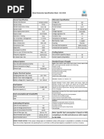 Diesel Generator Set Specification Sheet - 10KVA | PDF | Diesel Engine ...
