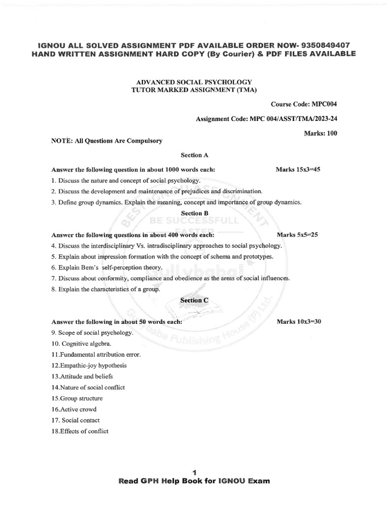 MPC 04 English July 2023 January 2024 | PDF