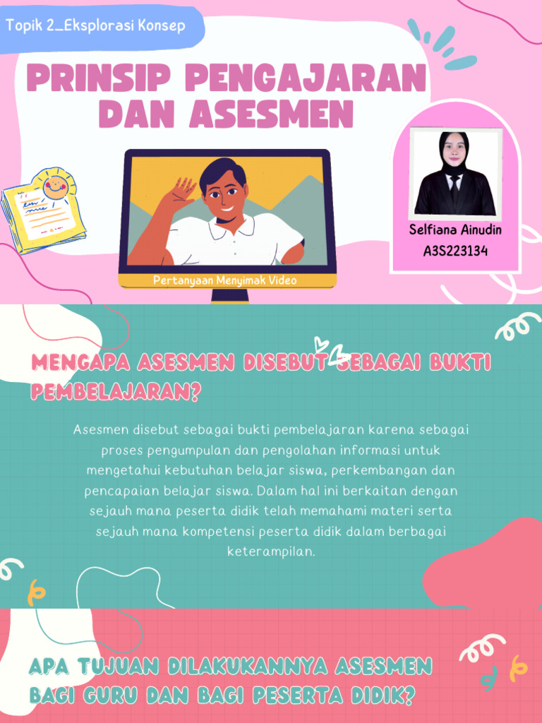 Asesmen Topik 2 (Eksplorasi Konsep) | PDF | Pengembangan Diri