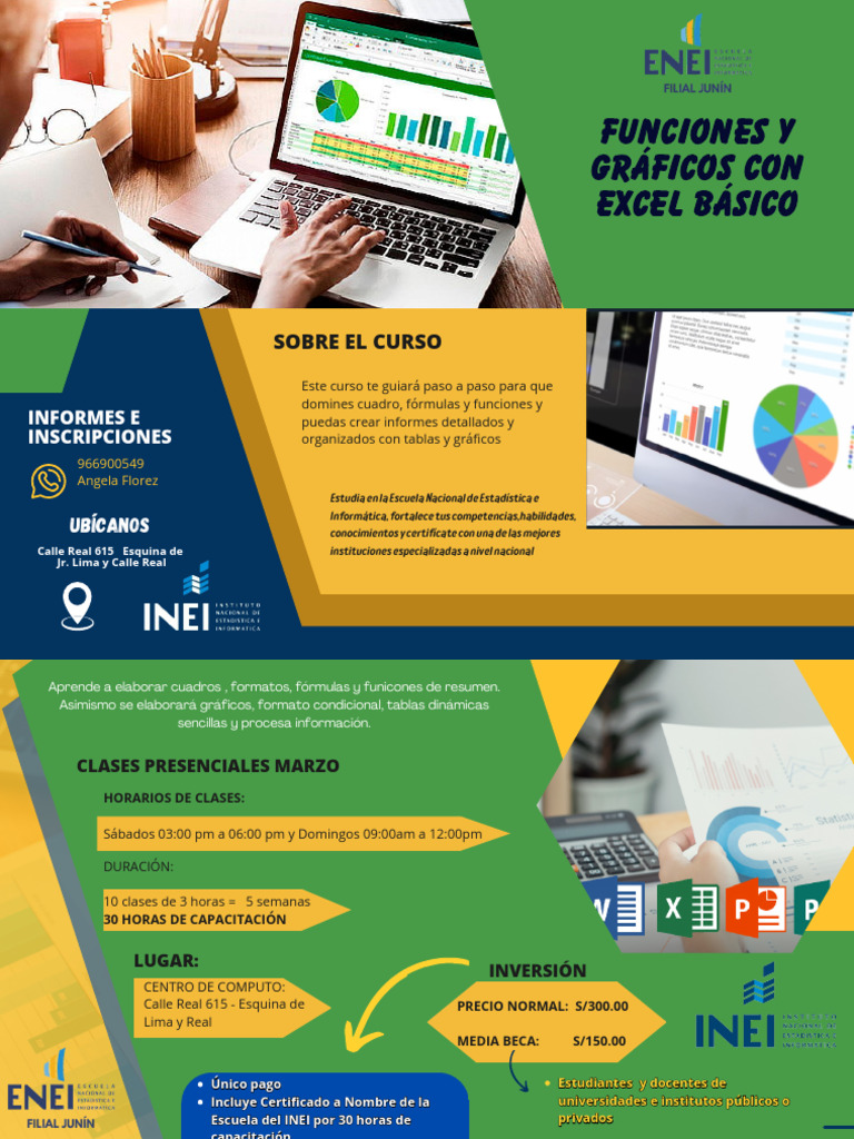 Brochure Excel | PDF | Segmentación de imagen | Informática