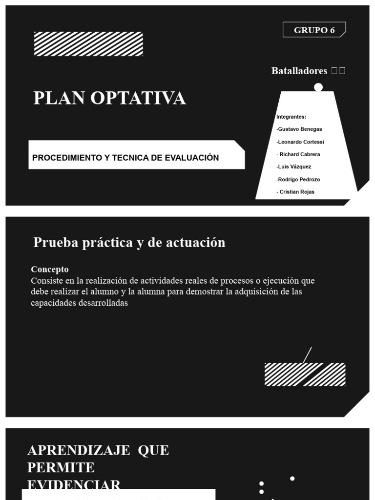 Optativa | PDF | Aprendizaje | Evaluación