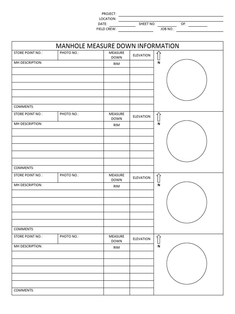Manhole Invert Form | PDF