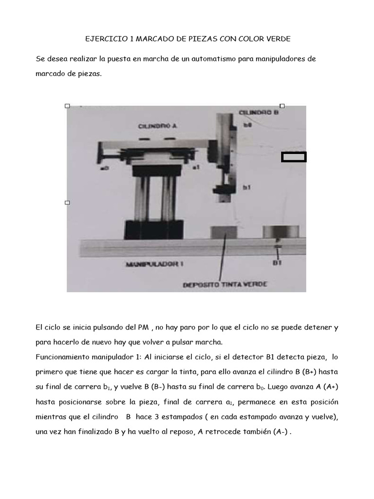 Ejercicios para Practicar El Grafcet | PDF