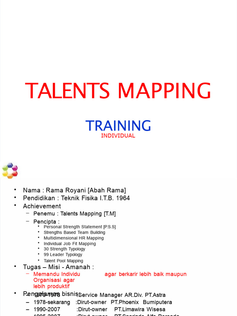 PDF Talents Mapping Training | PDF