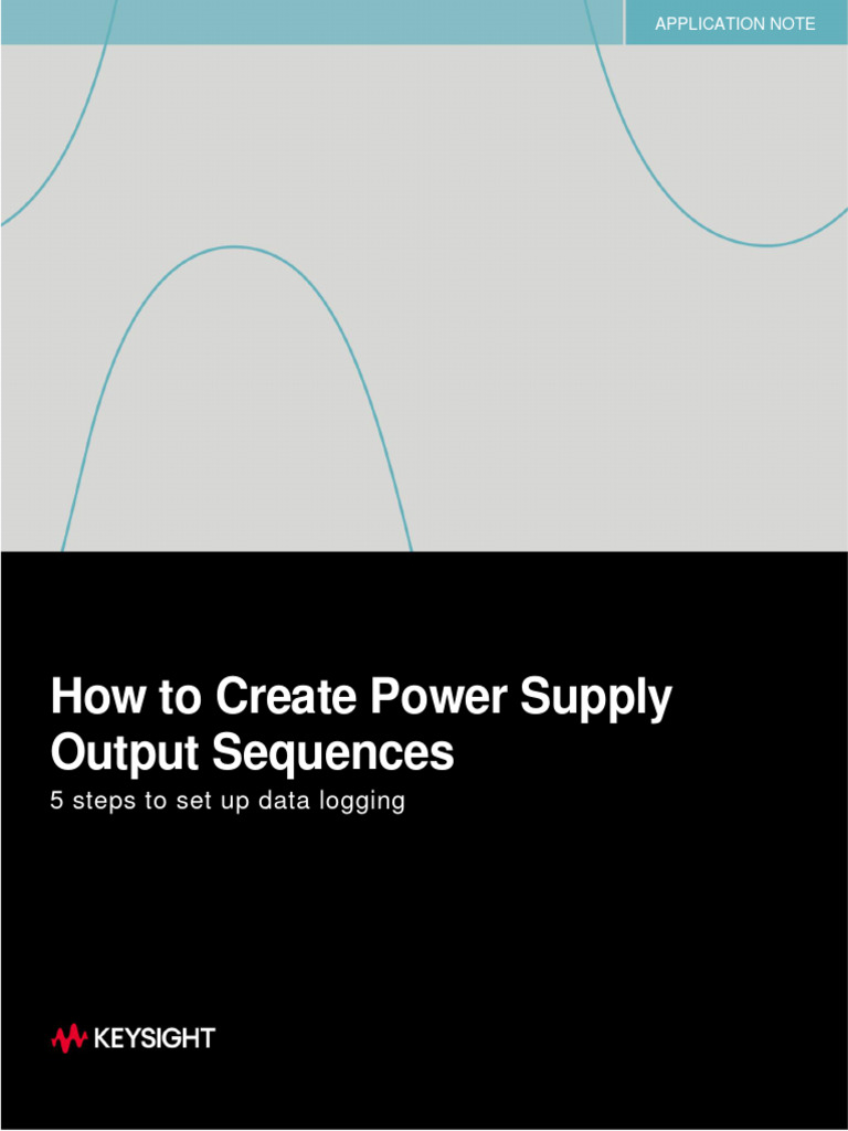 How To Create Power Supply Output Sequences | PDF | Power Supply ... How To Create Power Supply Output Sequences | PDF | Power Supply ...