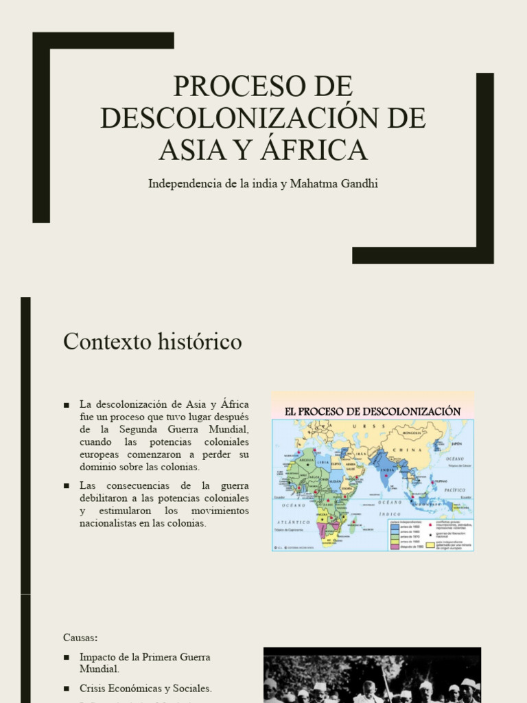Proceso de Descolonización de Asia y África | PDF | Descolonización | Colonialismo