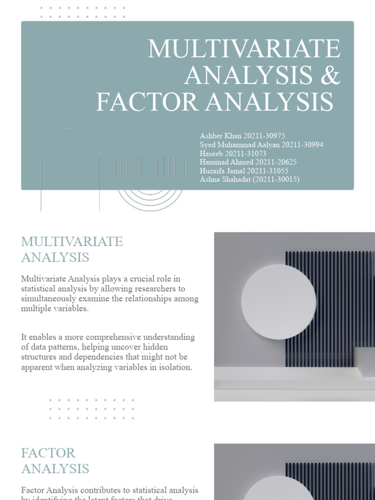Data Science PPT 2.0 | Download Free PDF | Factor Analysis | Multivariate Statistics