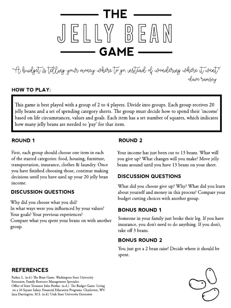 Jelly Bean Game | PDF