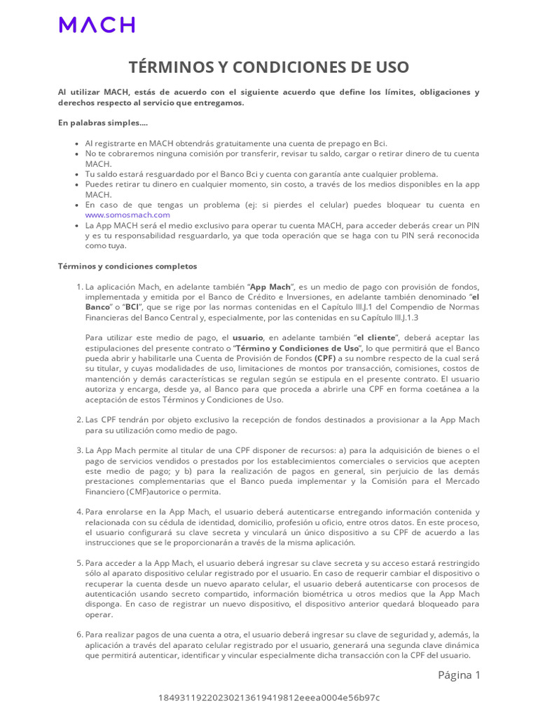 Términos y Condiciones de Uso YESICA | PDF | Bancos | Tarjeta de débito
