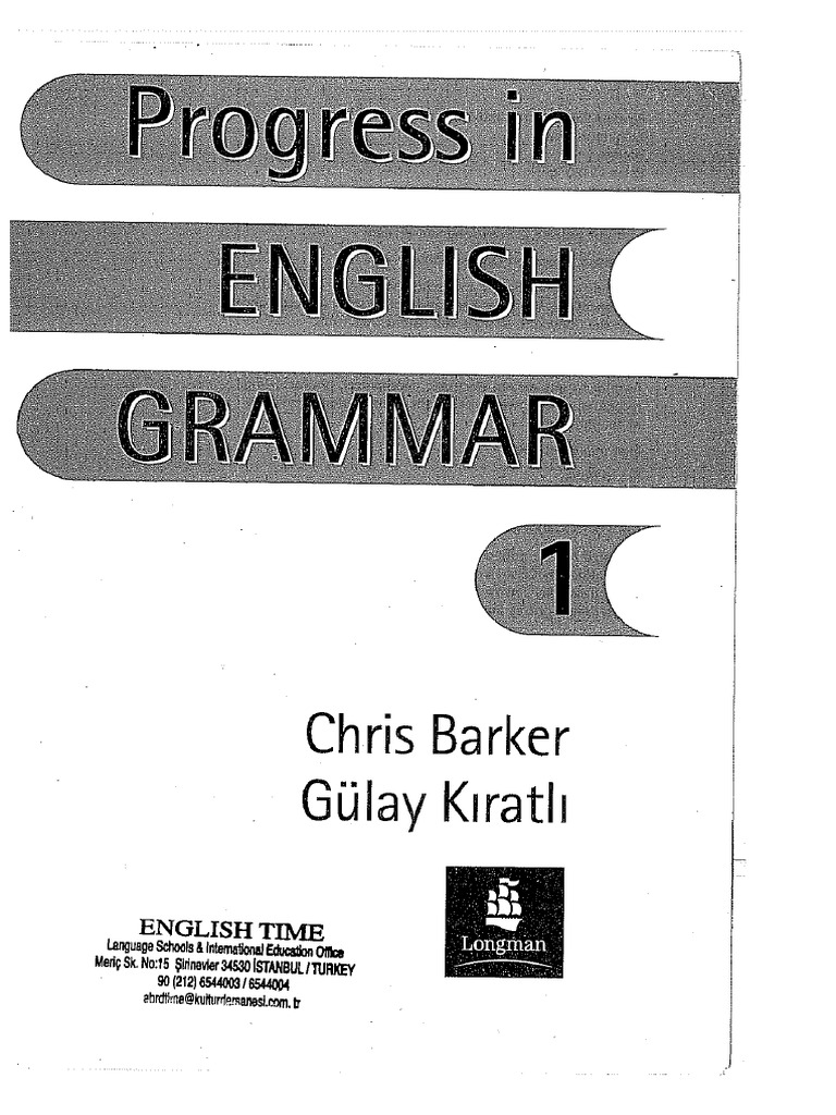 Progress in English Grammar 1pdf | PDF