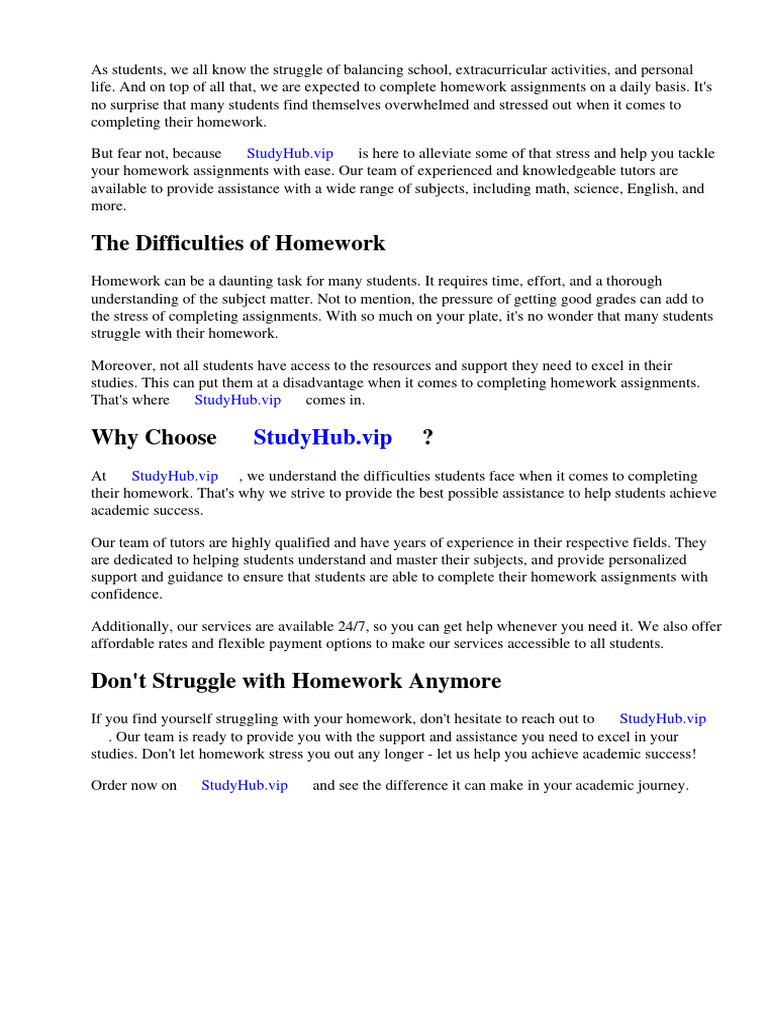 Homework Hotline North Carolina | PDF | Homework