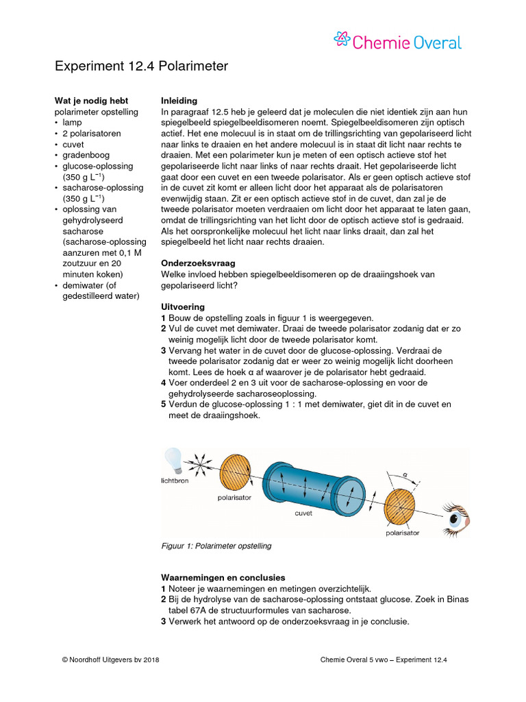 Experiment 12.4 Polarimeter | PDF