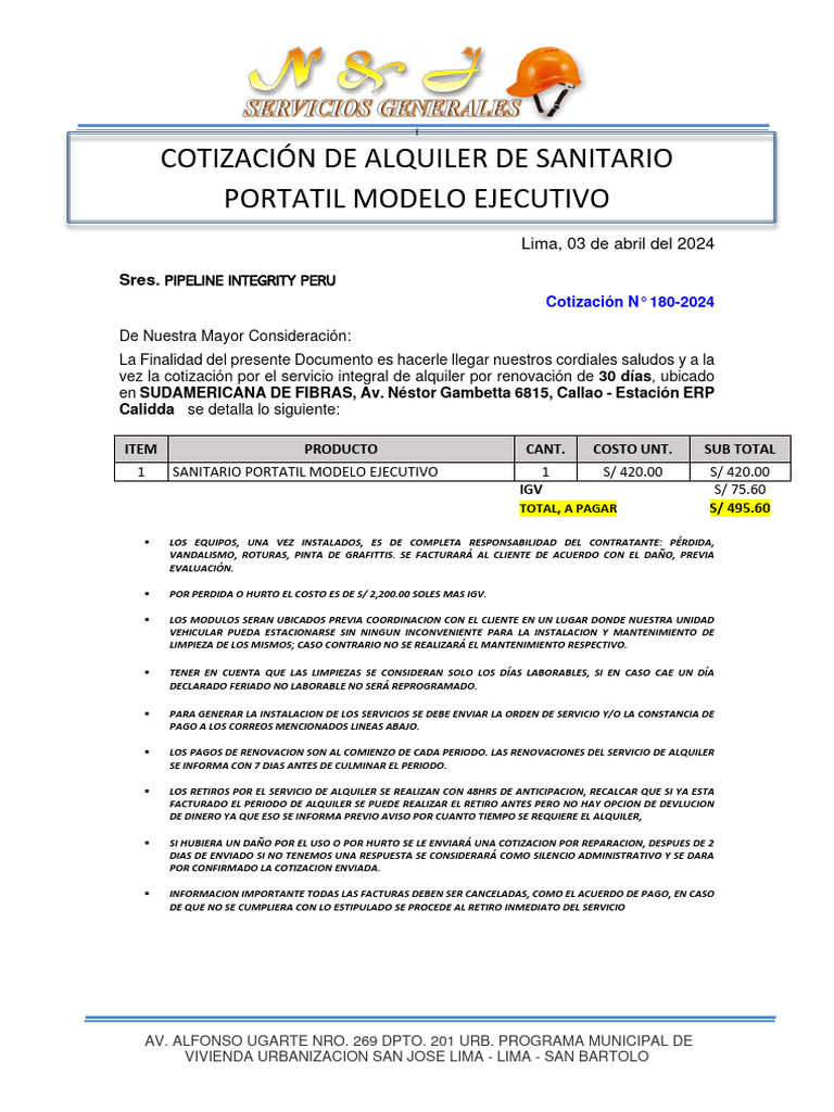 Cot. #180-2024 | PDF | Contaminación | Gestión de residuos