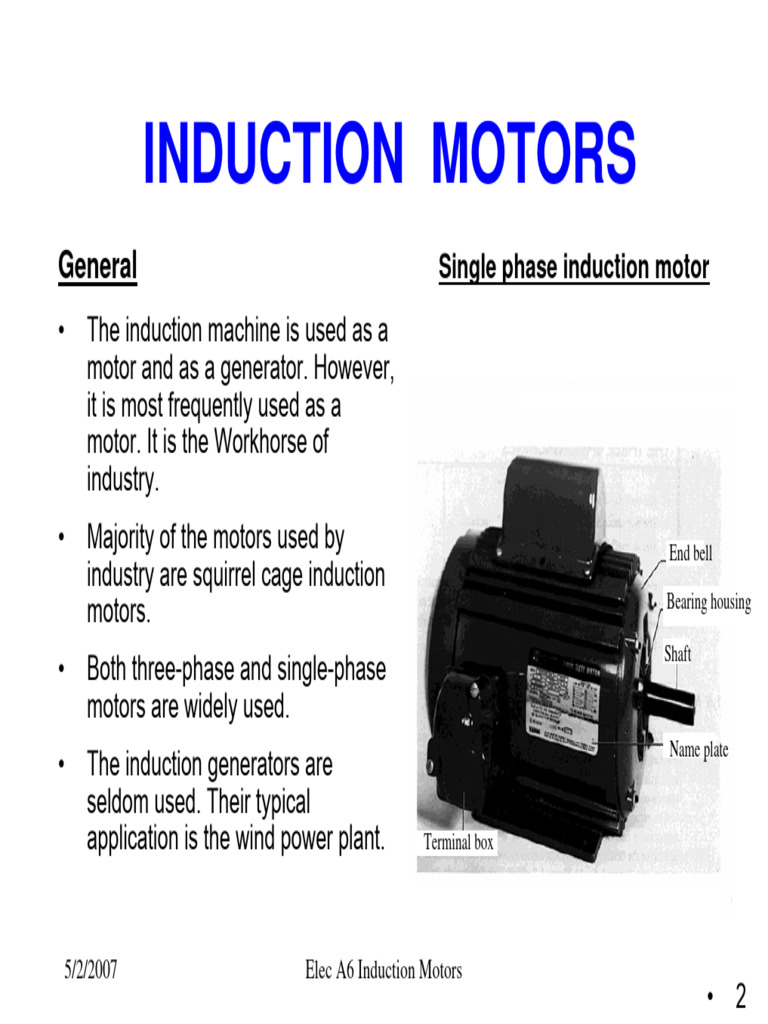 Induction Machines-Module 2 | PDF | Electric Motor | Electromagnetic ...