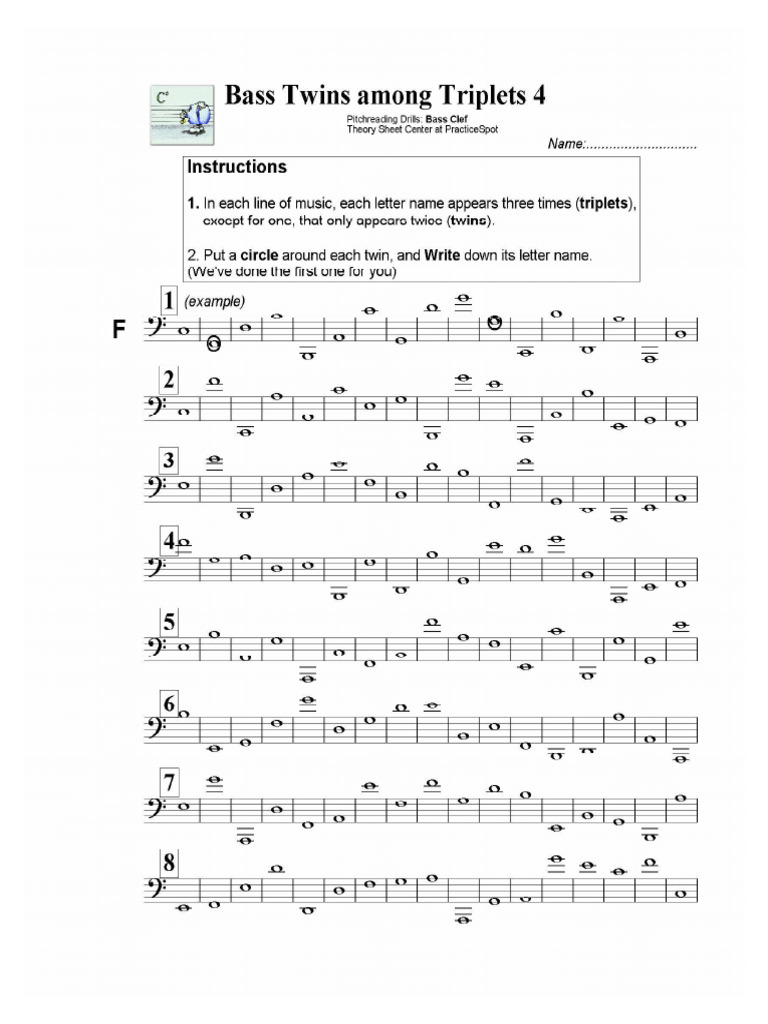 Bass Twins Among Triplets 4 | PDF