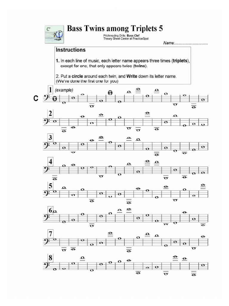 Bass Twins Among Triplets 5 | PDF
