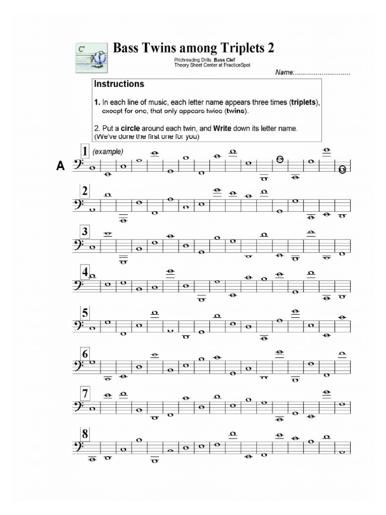 Bass Twins Among Triplets 2 | PDF