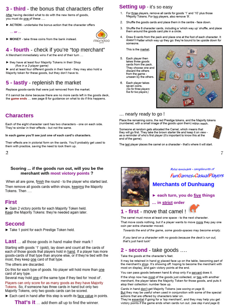 Dunhuang Leaflet A5 | PDF | Gaming | Card Games