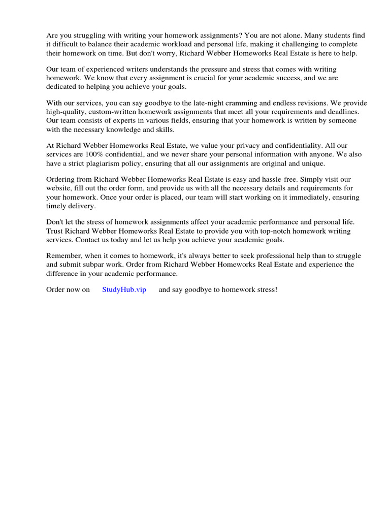 Richard Webber Homeworks Real Estate | PDF | Mortgages | Estate Agent