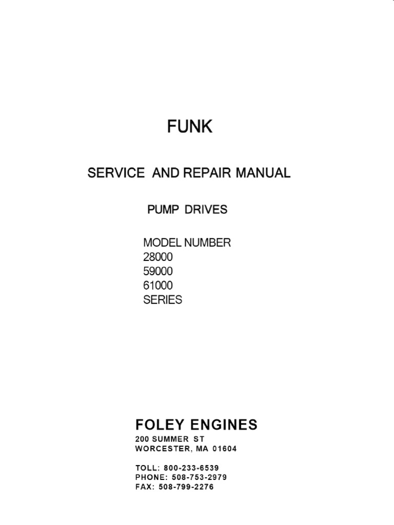 Funk Pump Drive Manual - Manualzz | PDF