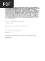 Crime Scene Investigation Report Sample | PDF | Autopsy | Forensic Science