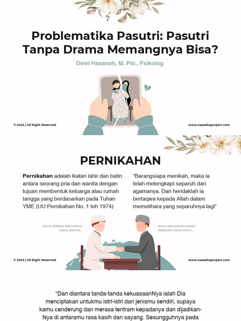 Naseeha - Pasutri Tanpa Drama | PDF