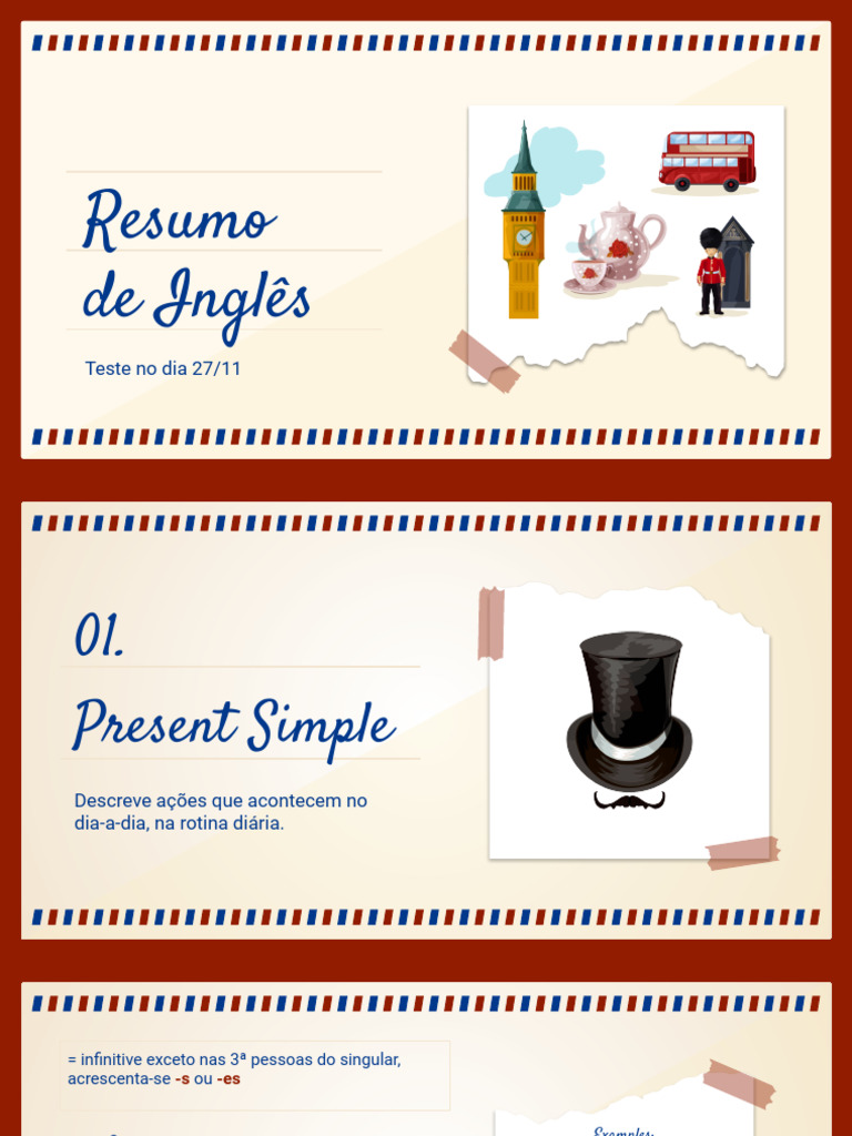 Resumo de Inglês | Download Free PDF | Grammar | Linguistic Morphology