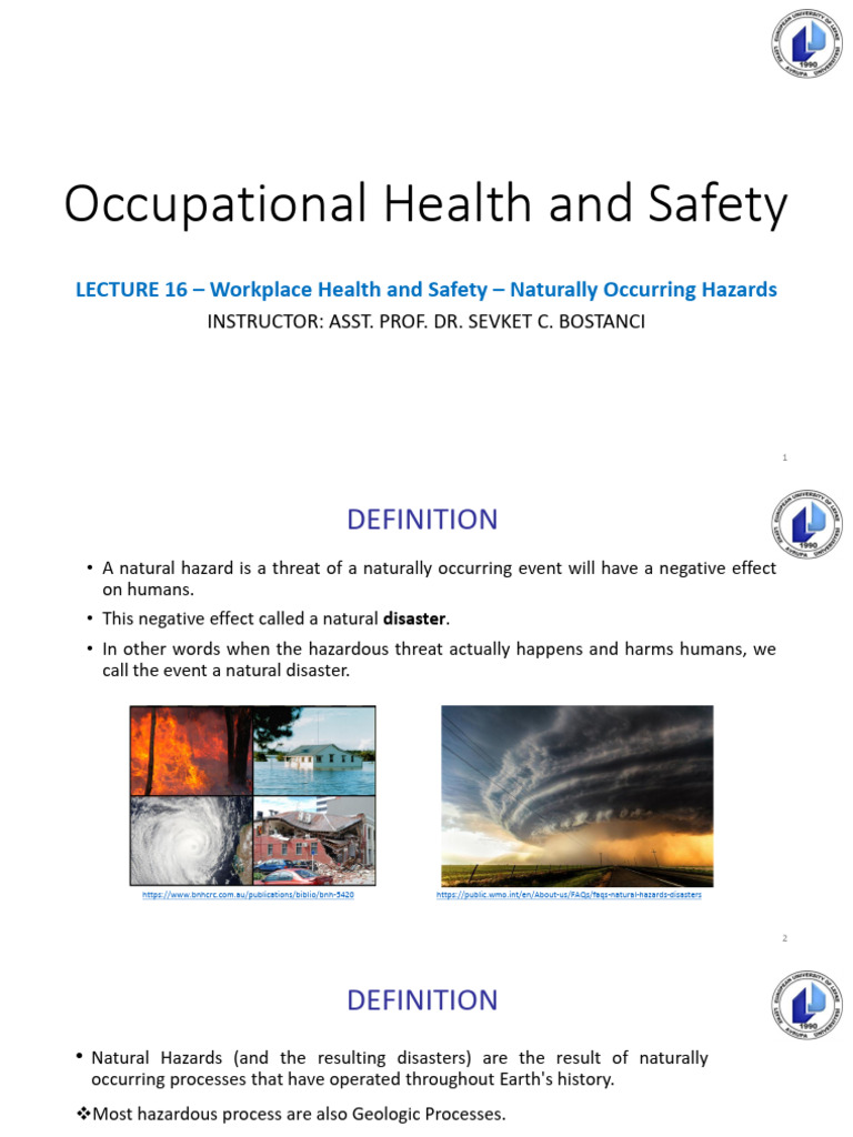 Week 13 - Lecture 16 - Workplace Health and Safety - Naturally ... Week 13 - Lecture 16 - Workplace Health and Safety - Naturally ...