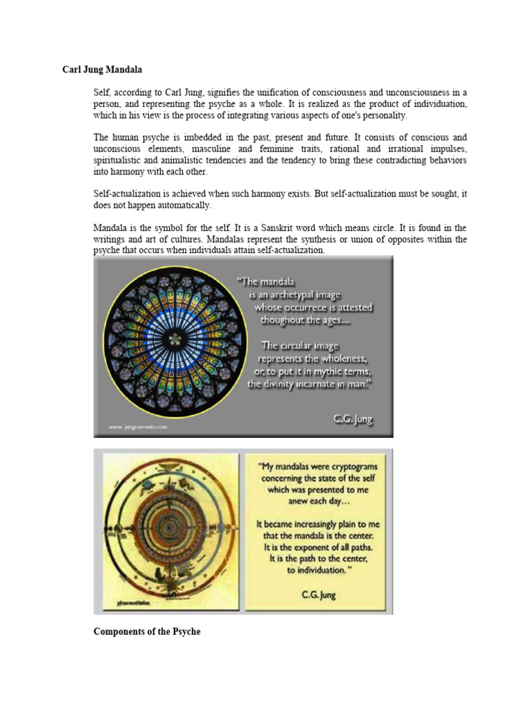 The-Mandala | PDF | Unconscious Mind | Psychology