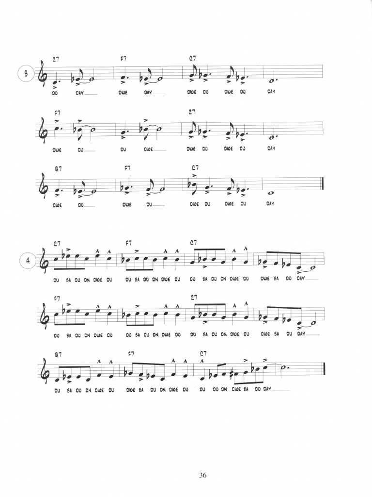 Bob Stoloff - Blues Scatitudes (Trascinato) 5 | PDF