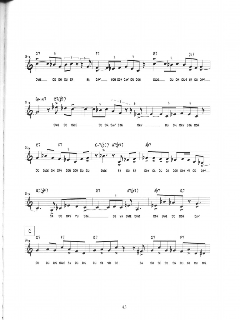 Bob Stoloff - Blues Scatitudes (Trascinato) 8 | PDF