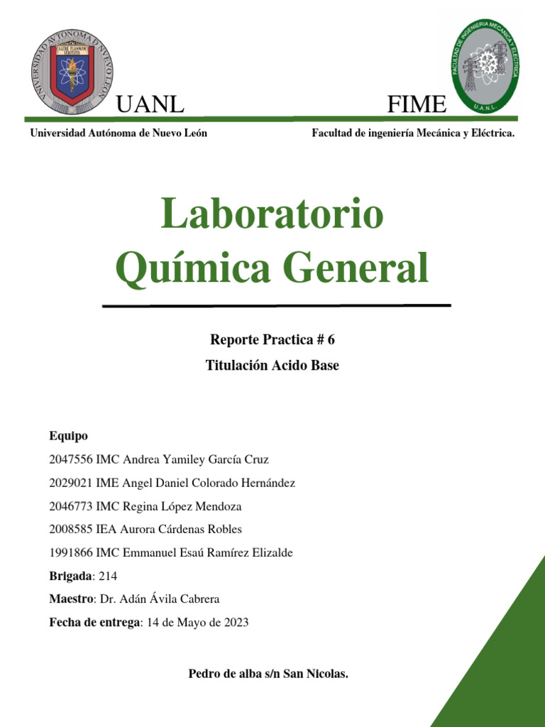 Act6_Practica6_Titulacion_Acido_Base | PDF | Ph | Valoración