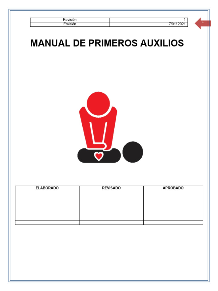 12 MANUAL DE PRIMEROS AUXILIOS ACT | PDF | Reanimación cardiopulmonar | Paro cardíaco