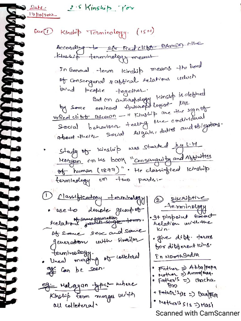 Day-5, Kinship 2.5, q1 | PDF