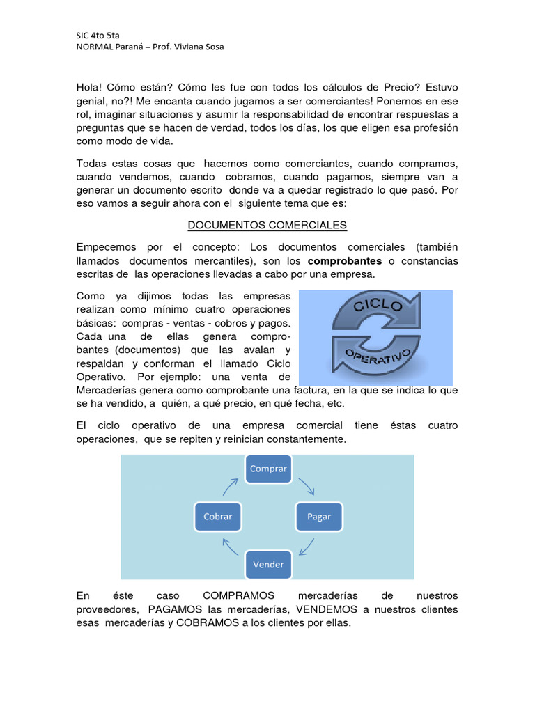 TP 5 SIC Documentos Comerciales I | PDF | Contabilidad | Impuestos