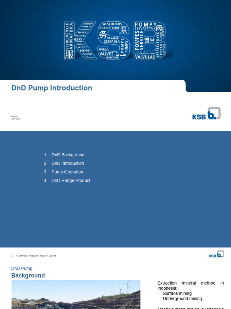 DND Product Introduction 2023 | PDF | Pump | Hydraulics