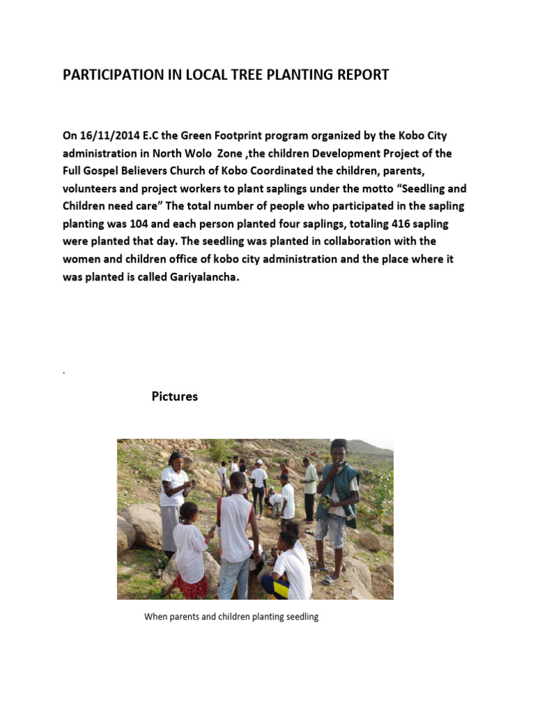 Participation in Local Tree Planting | PDF